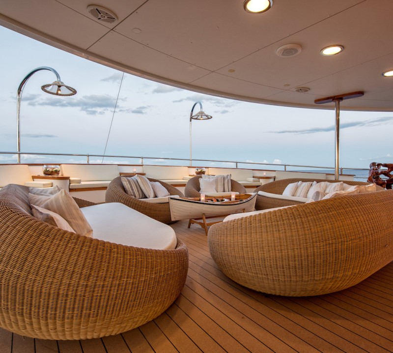 Deck Seating Image Gallery – Luxury Yacht Browser | by CHARTERWORLD ...